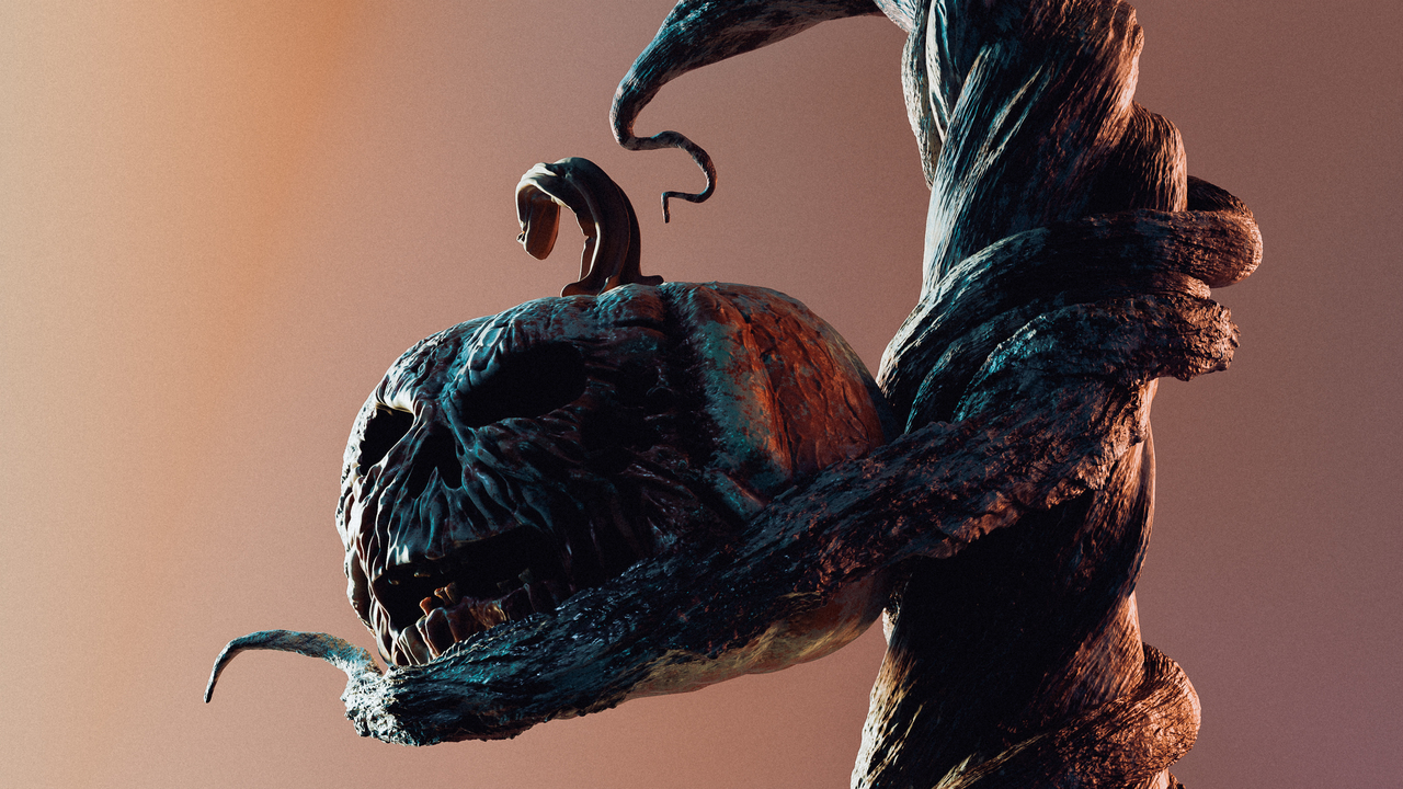 Zombie Pumpkin - CG Cookie