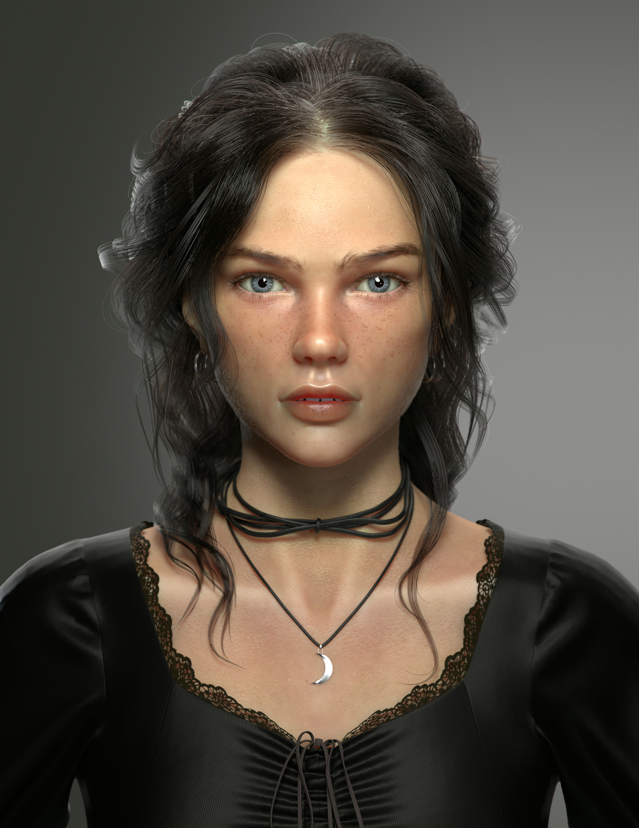 Realistic Girl Portrait - CG Cookie