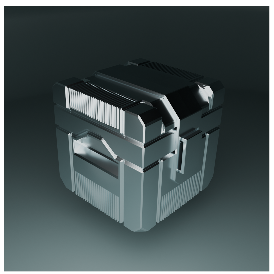 Sci-Fi Crate - CG Cookie