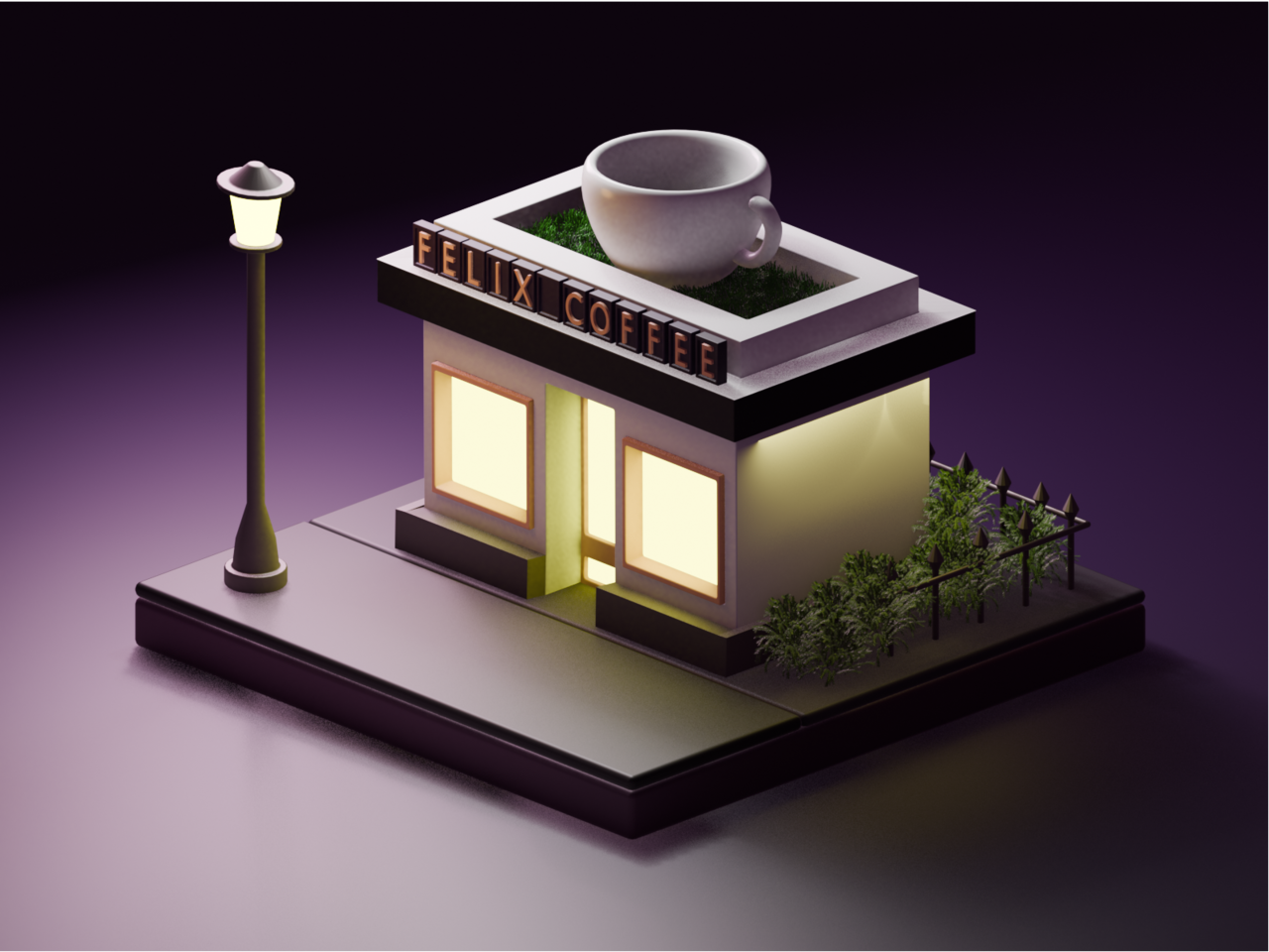 Felix coffee - CG Cookie