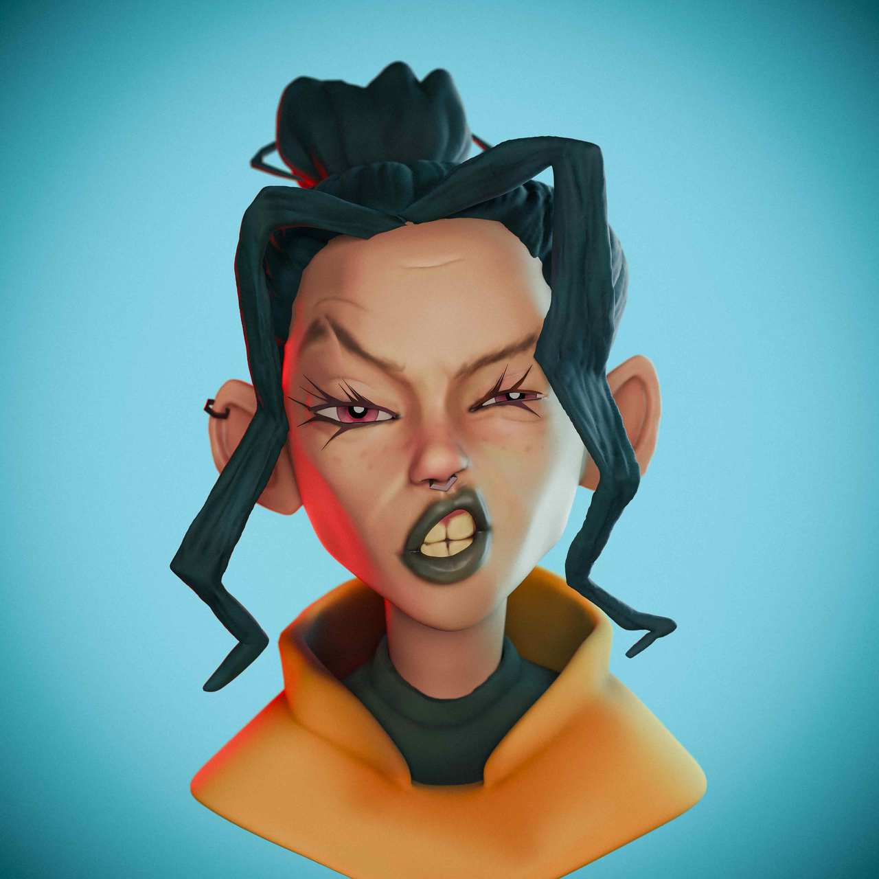 Funky girl - CG Cookie