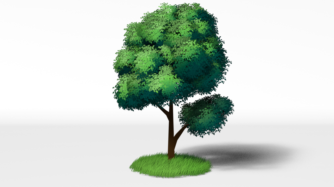 stylized tree - CG Cookie