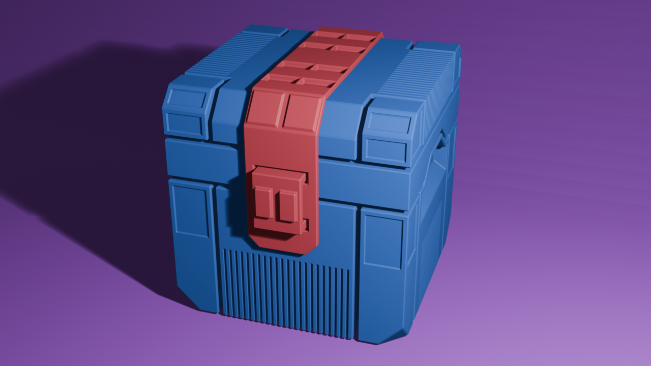 Sci-Fi Crate - CG Cookie