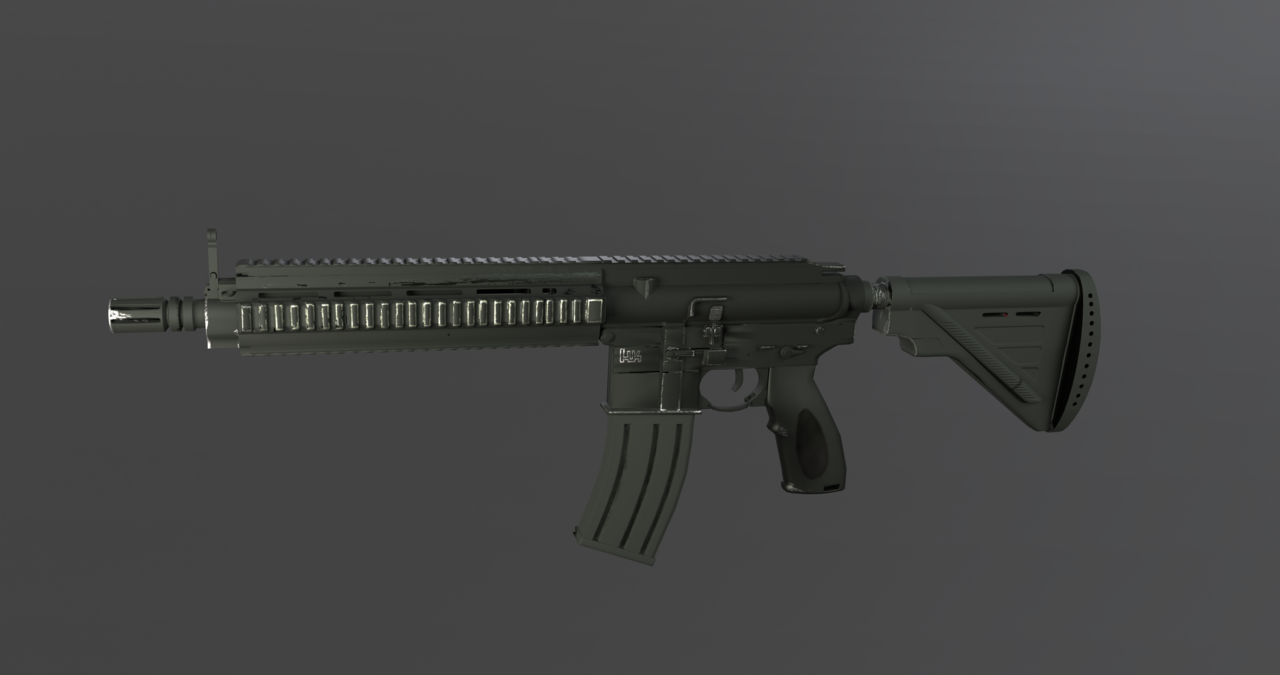 HK416 rifle - CG Cookie