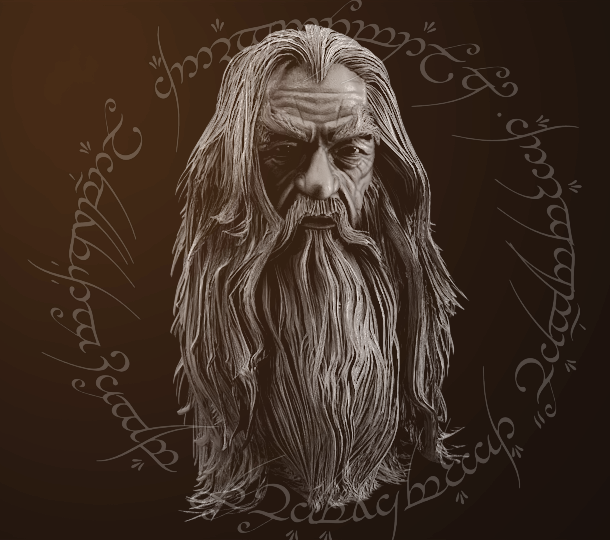 Gandalf The Grey (The Lord Of The Rings) - CG Cookie