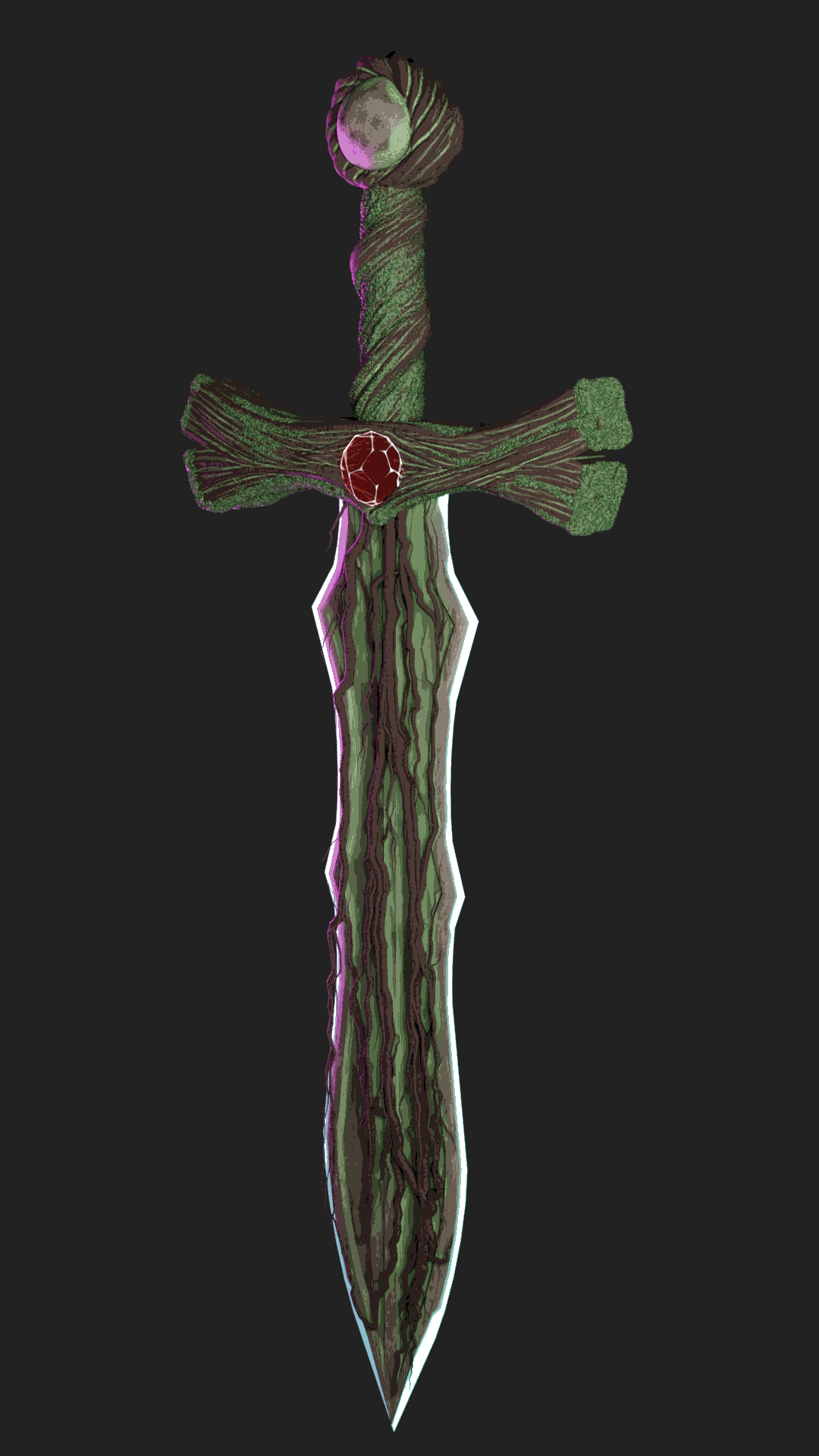 Moss Sword - CG Cookie
