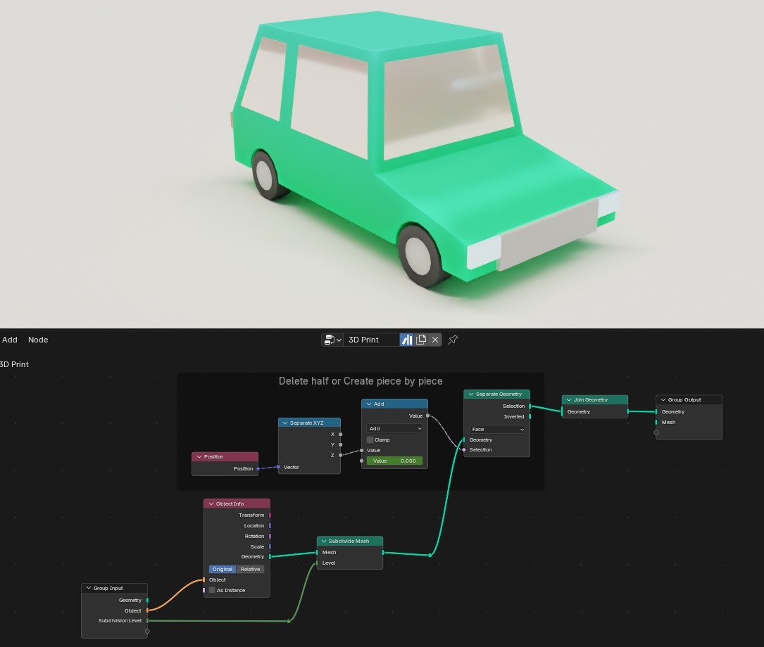 3D printing effect with Geometry Nodes - CG Cookie