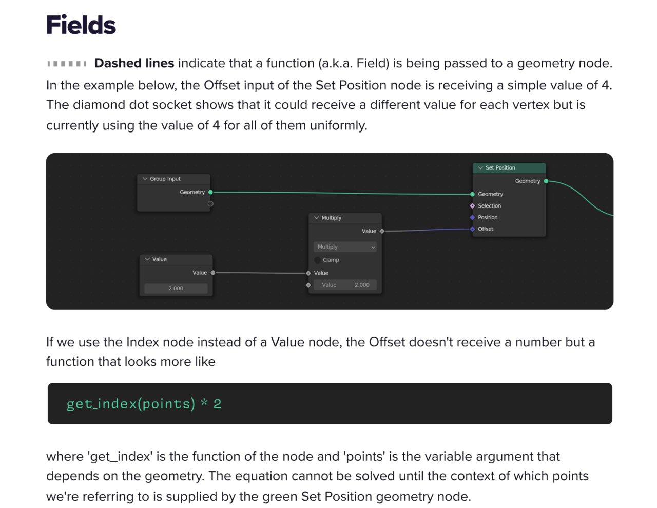 Geometry Nodes Cheat Sheet - CG Cookie